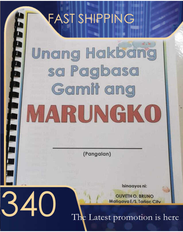 UNANG HAKBANG SA PAGBASA GAMIT ANG Marungko/ ABAKADA -Reading Books For Kids Hard Cover | Shopee ...