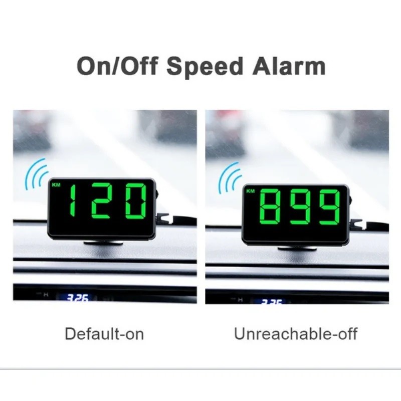 GPS Speedometer 4.5" Large Screen Digital Car Speed Display Over ...