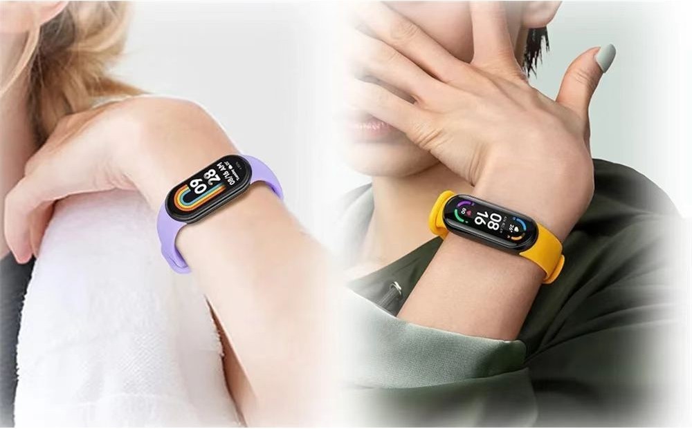 Silicone Strap for Xiaomi Mi Band 10 9 8 NFC Sport Bracelet Wristband Correa Xiaomi Smart Band 7 ...