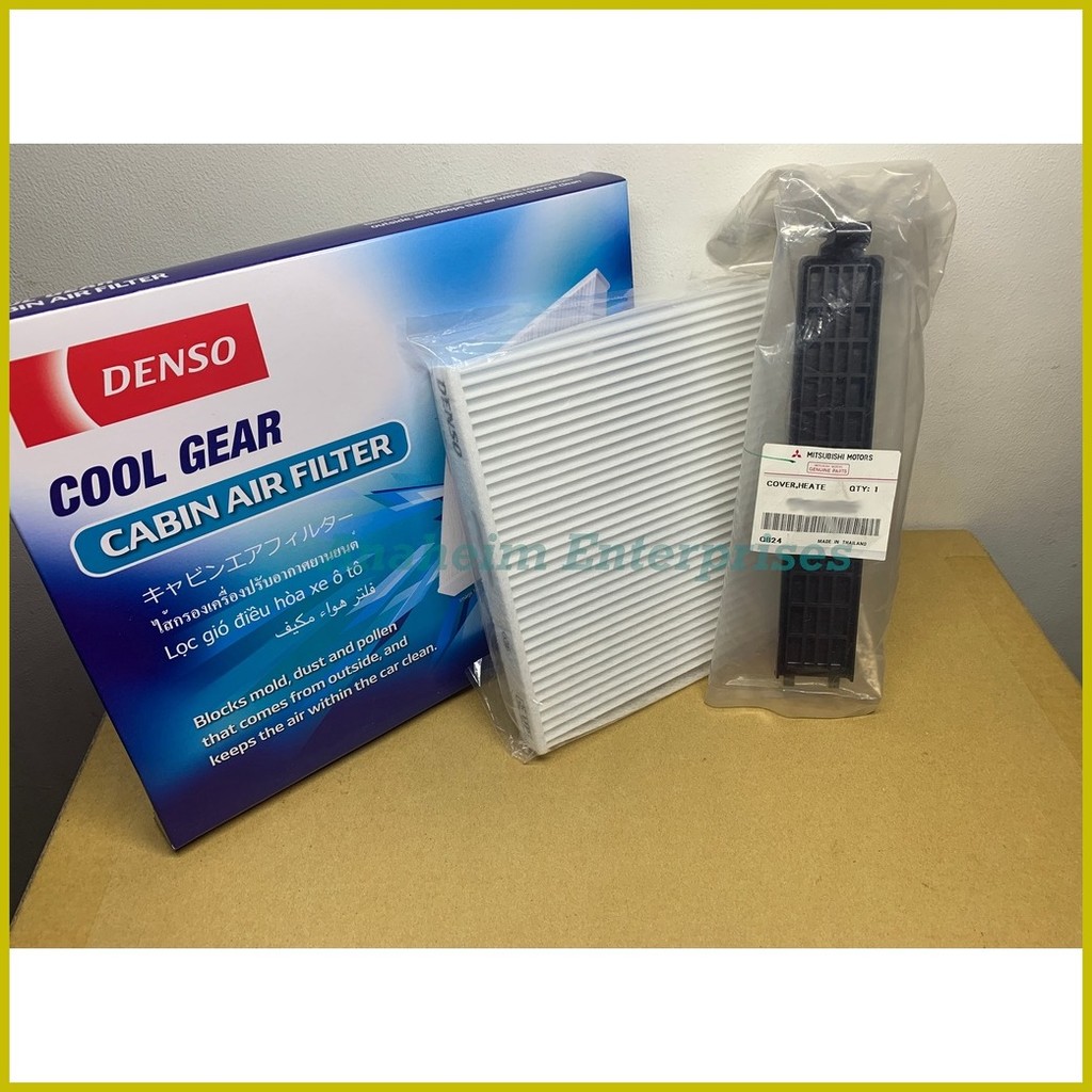 ♒ ♨ Mitsubishi Mirage Cabin Filter Cover and Cabin Aircon Filter Denso ...