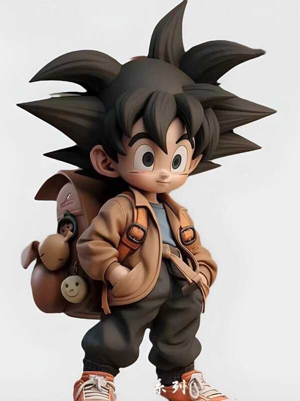 POPMART Bubble Mart Dragon Ball Handmade Backpack Sun Wukong Q-Version ...