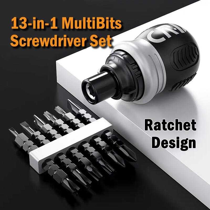 [13 In 1 Ratchet Screwdriver Set] Adjustable Design /Adjustable /Compact /Flexibility | Shopee ...