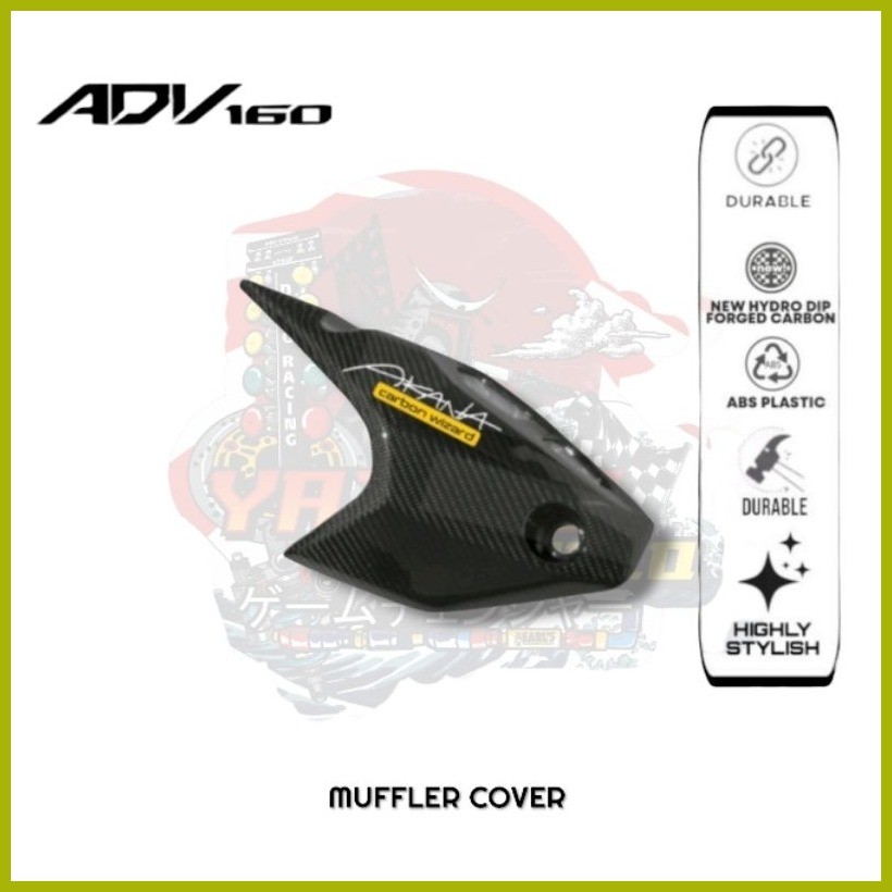ADV 160 muffler tip, muffler cover, tire hugger, front nose, beak ...