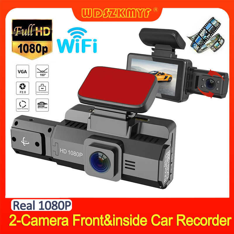 Dash Cam For Cars 1080P Camera Car WIFI APP Dual Lens Video Recorder ...