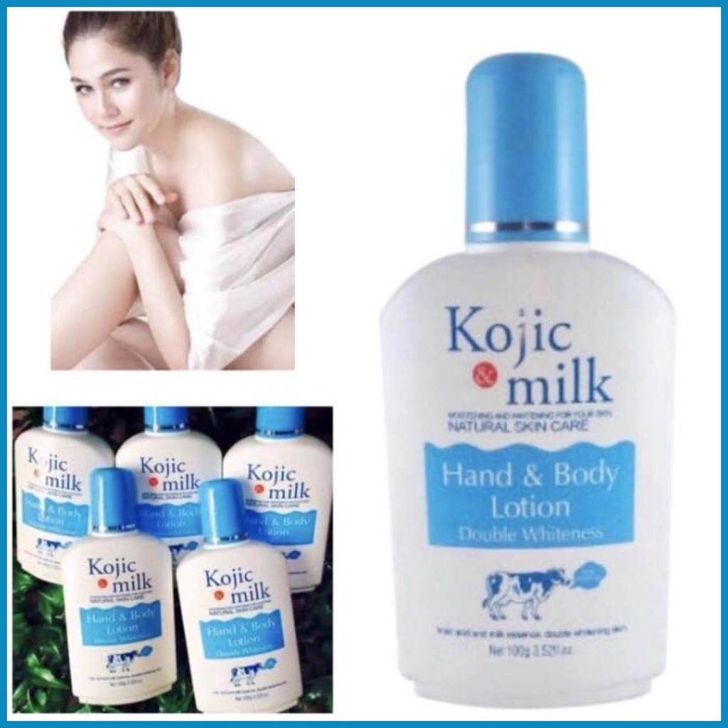 Kojic & milk Hand and body lotion Double Whiteness milk essence 100g ...