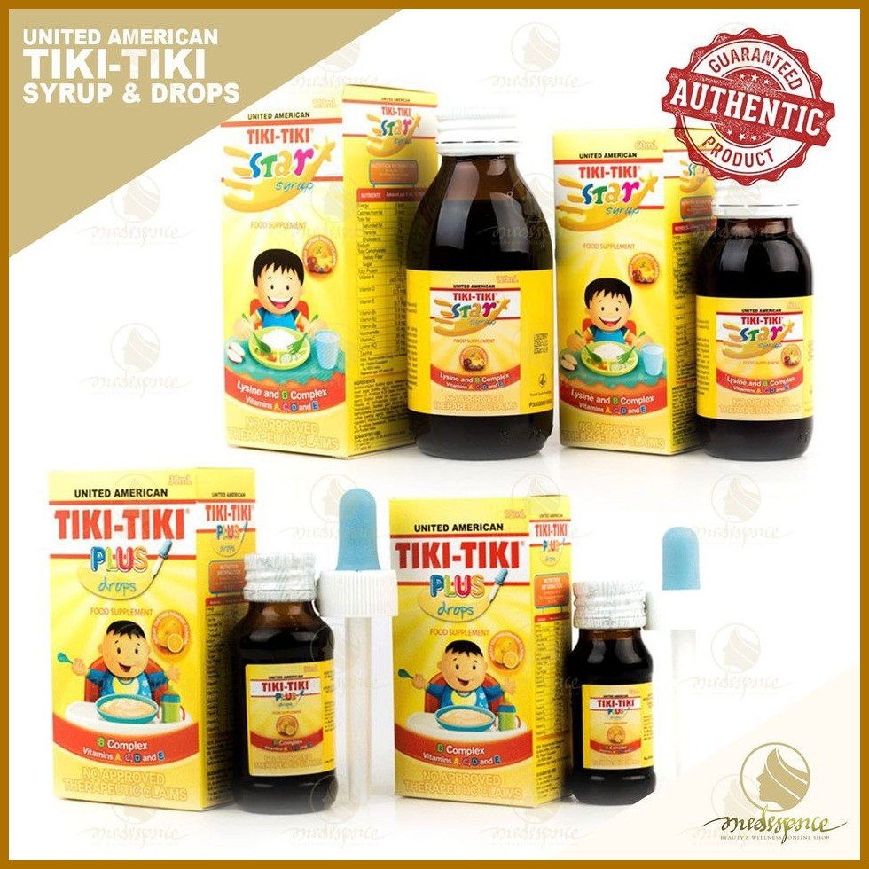 Tiki-Tiki Plus Drops & Star Syrup 15ML/30ML/ 60ML/120ML | Shopee Philippines