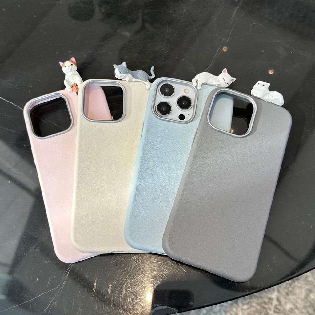 Cute Cat DIY Doll + Casing for iPhone 11 16 15 14 13 12 Pro X Xs Max XR ...