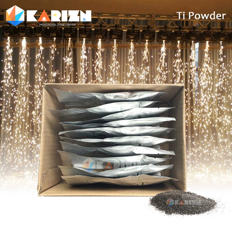 1- 60S Ti Powder For Pyrotechnics Sparks By 700W Cold Spark Stage ...