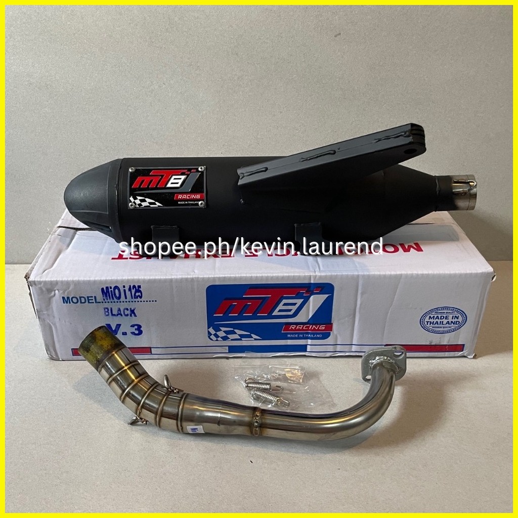 ۩ MT8 PIPE for Mio i 125/M3/Soul i125/GT | V3 / Stainless tip | Shopee ...