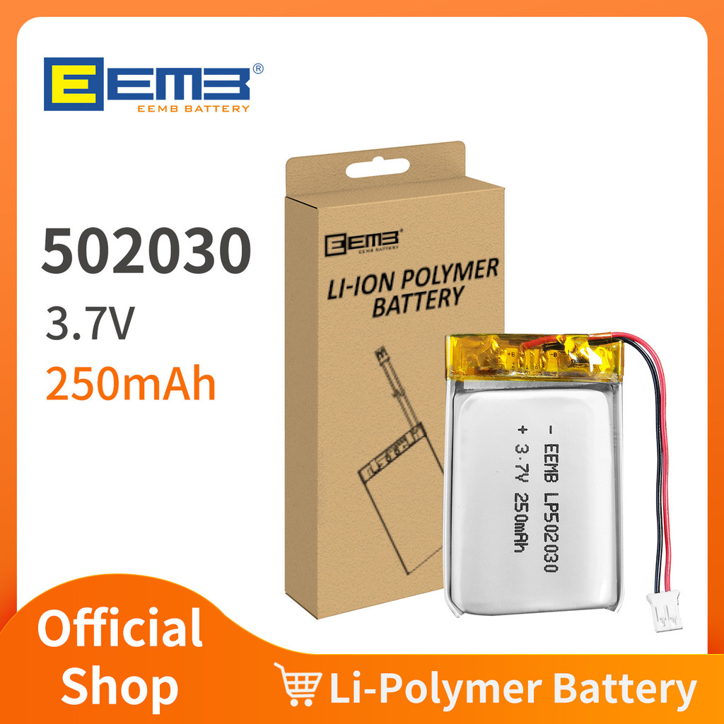 EEMB 3 37A 1~10Pcs 502030 3.7V 250Mah Rechargeable Lithium Ion Polymer ...