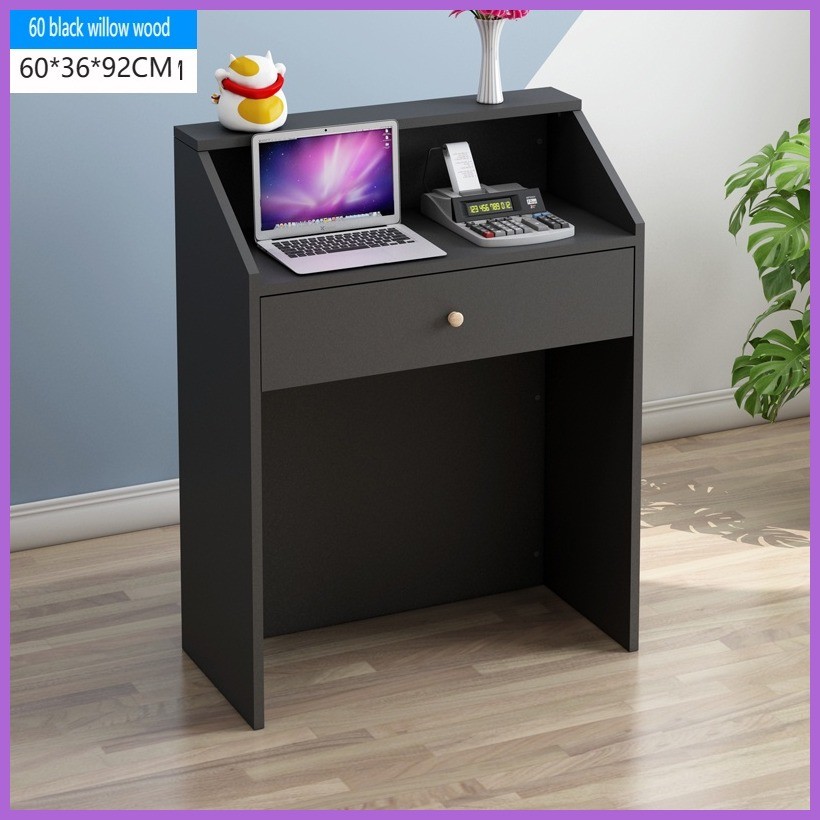 Simple Cashier Reception Desk Supermarket Cashier Desk Company Podium ...