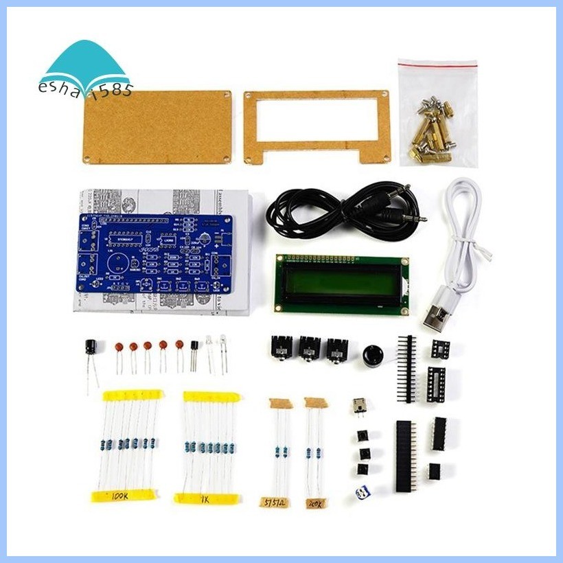 CW Morse Code Decoder DIY Kit CW Trainer Morse Code Decoder DIY Electronic Component Kit with ...