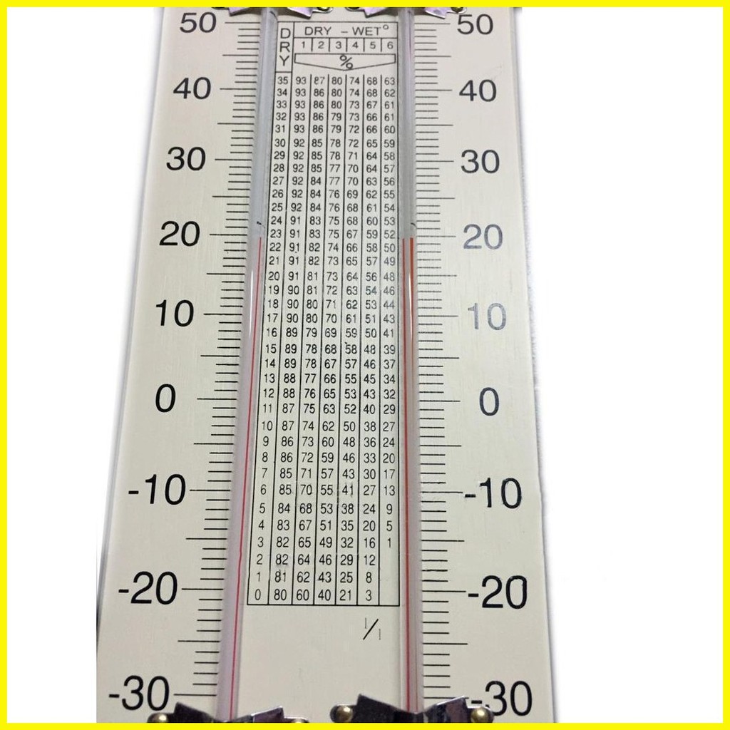 ℗ ๑ Eagletech Wet and Dry Bulb Thermometer Hygrometer Wood Marine ...