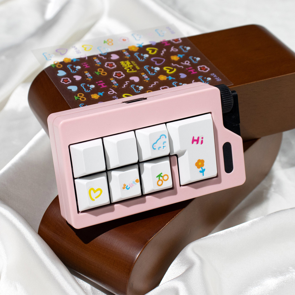 Finger Keyboard Keychain Fidget Toy Mechanical Keyboard Switch Keycaps ...