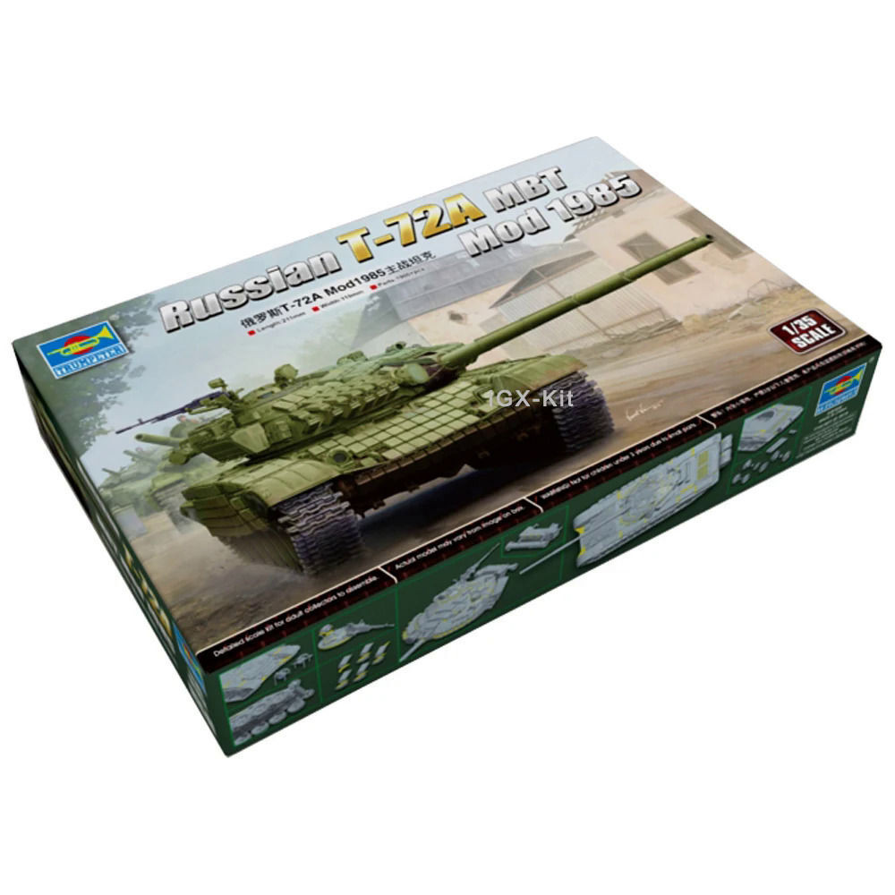 Trumer 09548 1/35 Russian T72 T-72A Mod1985 Main Battle Tank MBT ...