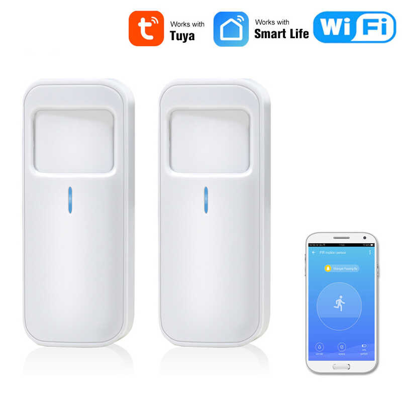 WiFi Tuya 3.0 Human PIR Motion Sensor Wireless Movement Detector Smart ...