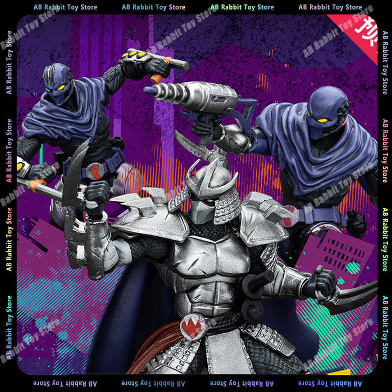 87 Original 1/18 Tmnt Shredder Foot Soldier Action Teenage Mutant Ninja ...
