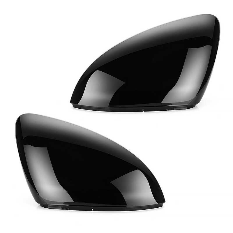 Pares 1 Glossy Black Car Side Mirror Housing 5G0857537e 5G0857538e Para ...