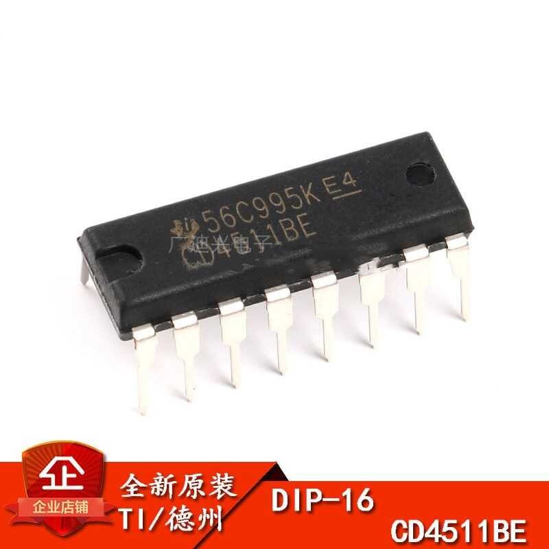 Original direct insertion CD4511BE DIP-16 4000 series CMOS logic device ...