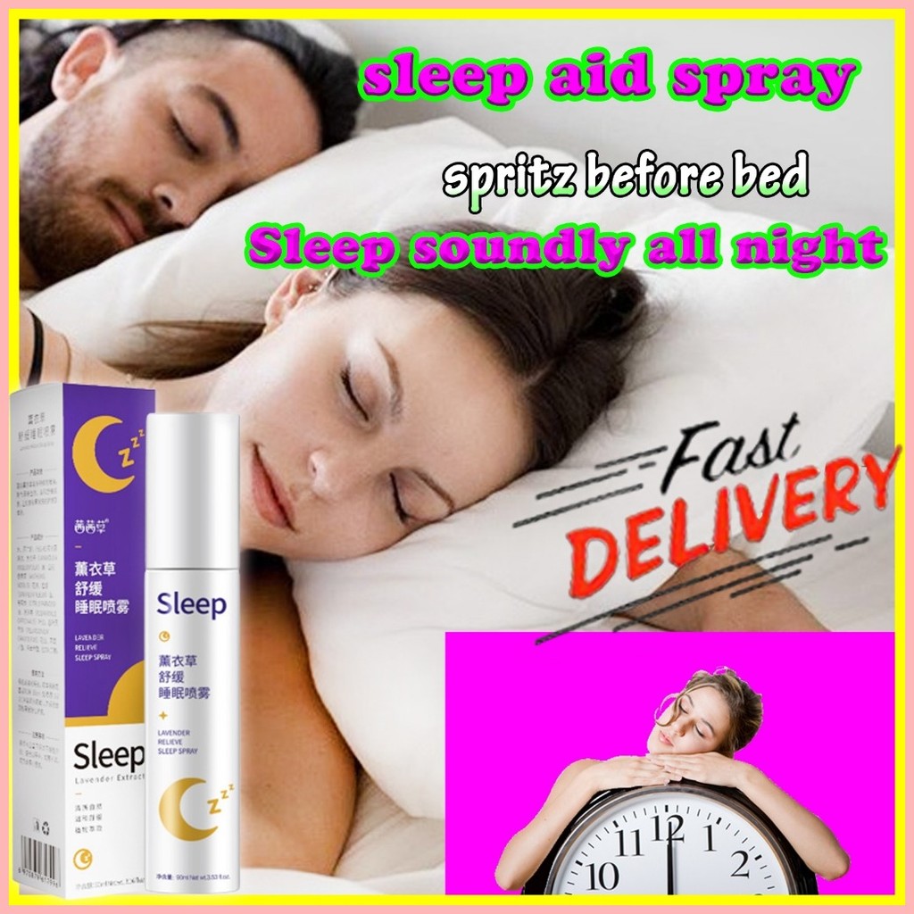 Ultra-efficient Sleep Spray Relieve stress Calm Lavender Antibacterial ...