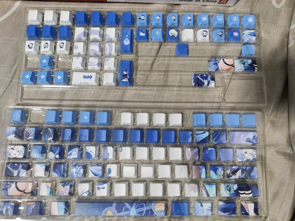 Furina Keycap Cherry Profile 120+ Keys PBT Five-sided Dye Sublimation ...