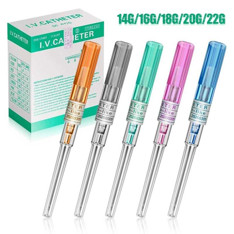 Surgical Catheter Cannula Piercing Sterilized Tattoo s 14G 16G 18G 20G 22G | Shopee Philippines