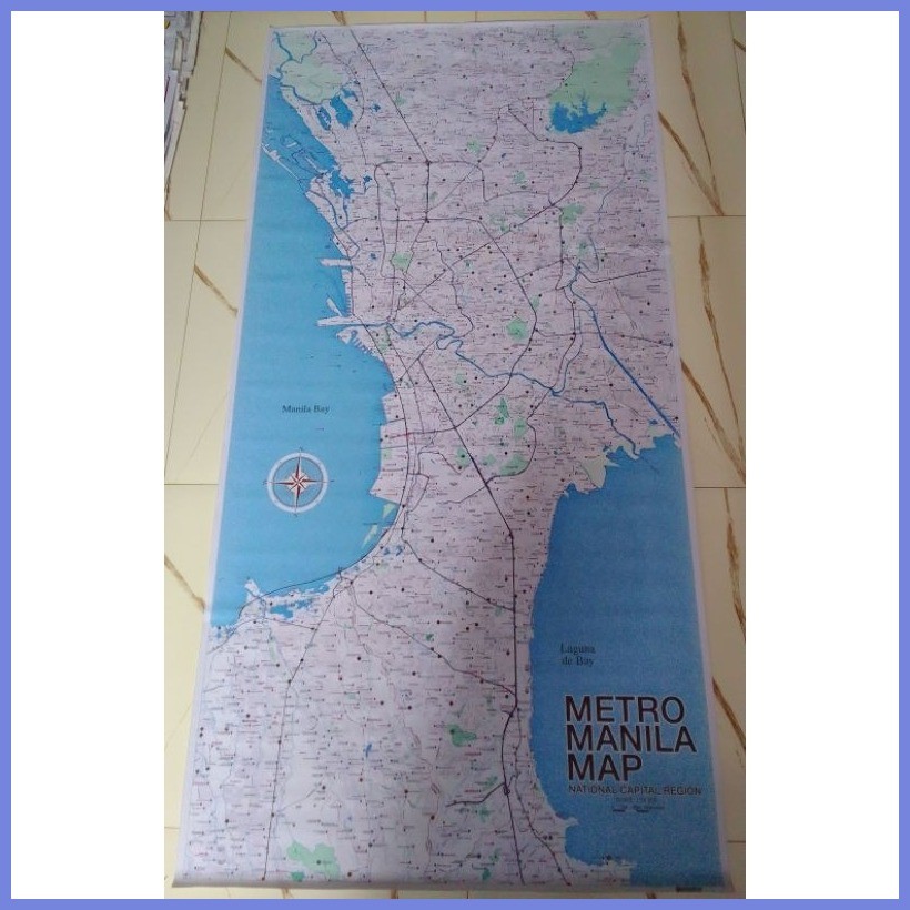 [Ready Stock] NCR MAP TARPAULIN POSTER 3X6FT 2024 EDITION | Shopee ...