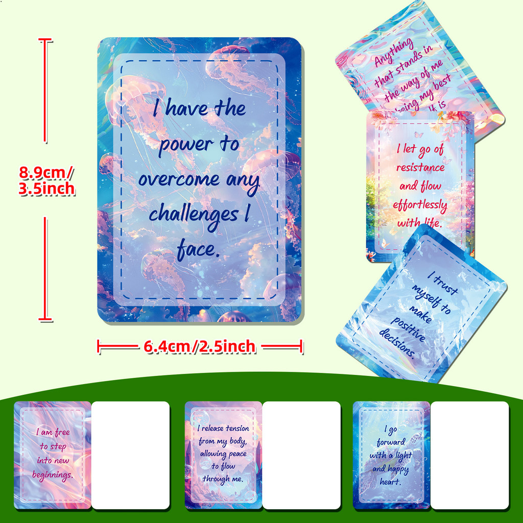 50Pcs Motivational Cards,Positive Encouragement Motivational Quotes ...