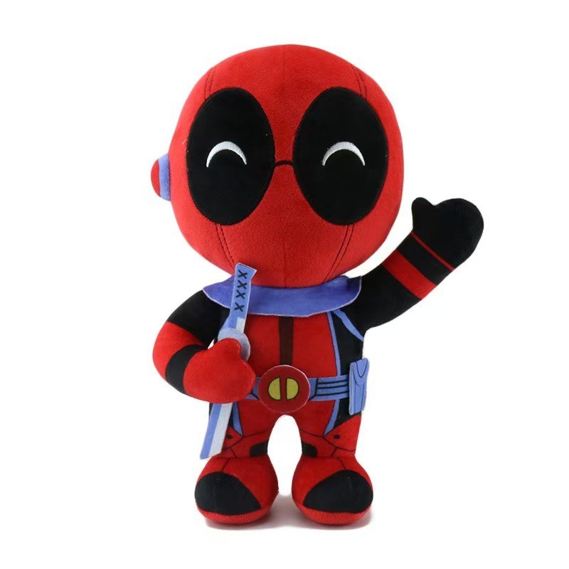 Deadpool plush toy Deadpool Wolverine plush doll game peripheral ...