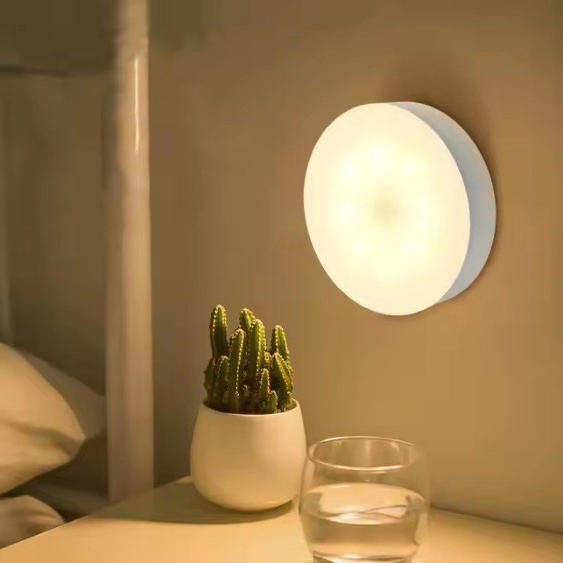 Mini USB Rechargeable Stick on Tap Push LED Night Light Lamp for ...