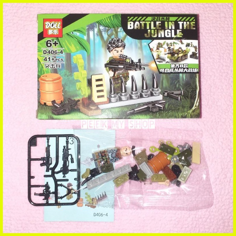 Field Elite Military Army Soldiers Mini Boxes MiniFigures Building ...