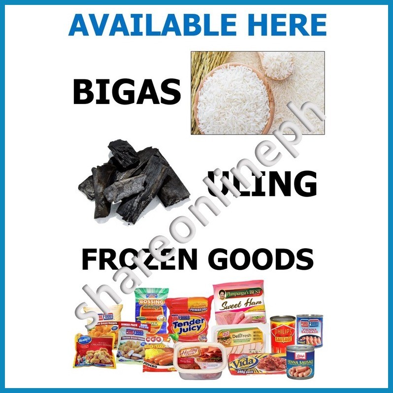 Bigas Uling & Frozen goods Signage Sign Boards Laminated Signages Bigas ...