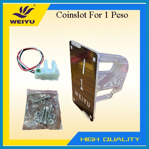 Coinslot 1 Peso With Sensor for PISONET / PISO NET / METAL BOX / Piso ...