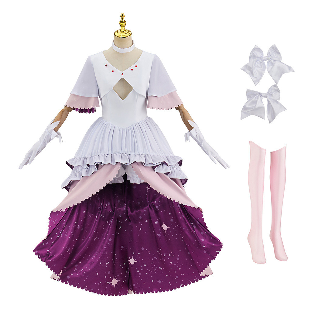 Magic Girl Little Round God Cosplay Costume Little Round Deer Eyes ...