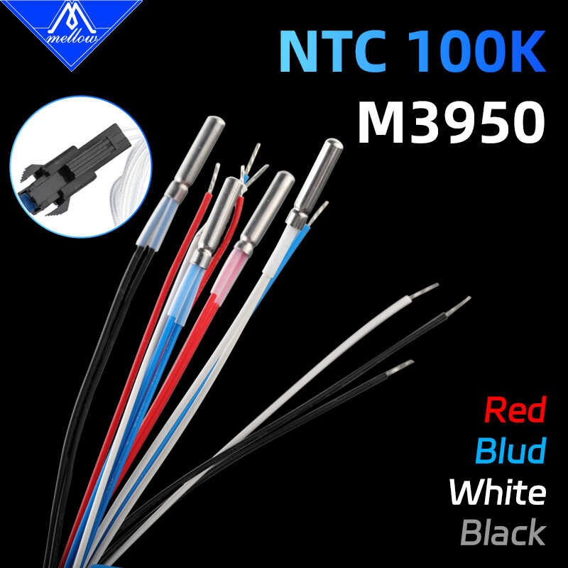 NTC K Thermistor Replacement Sensor For D Printer Hotend Compatible ...
