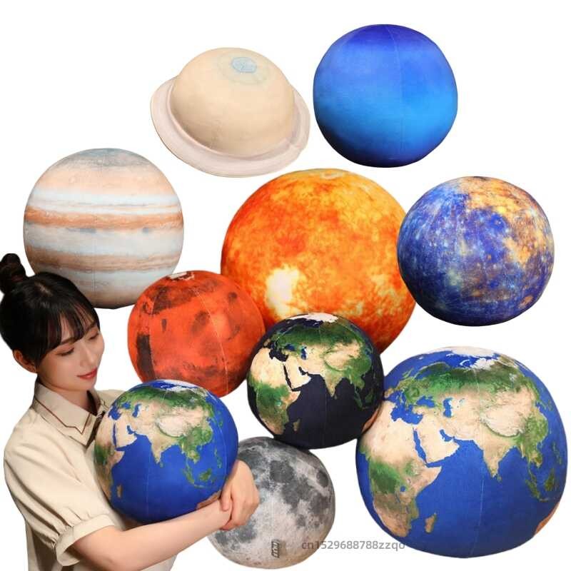 Simulation Earth 27Cm Sun Mars Jupiter Plush Toy Stuffed Planets In The ...