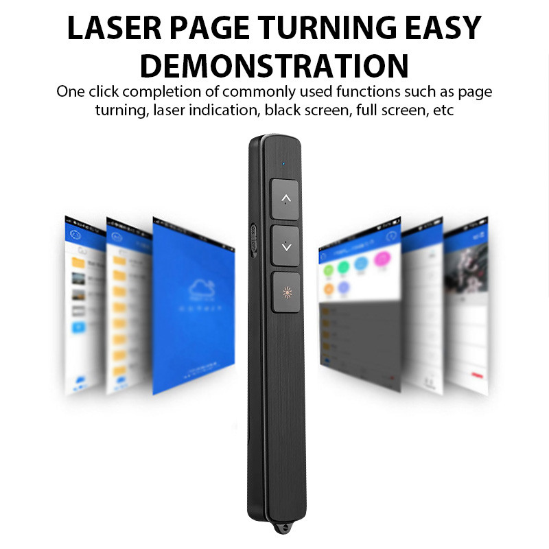 Wireless Laser Pointer Presenter USB Remote Control Presentation Laser ...