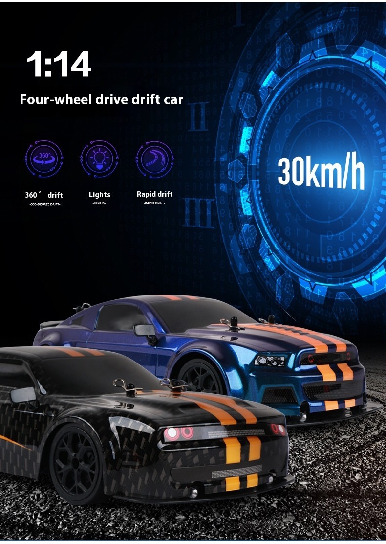 Four Wheel RC Drive Remote Control Car Electric Toy Gift Simulated Car ...