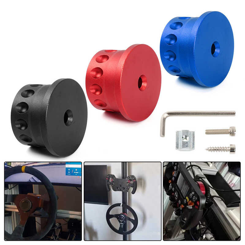 Game steering wheel wall mount fixture suitable for Quick Release QR70 ...