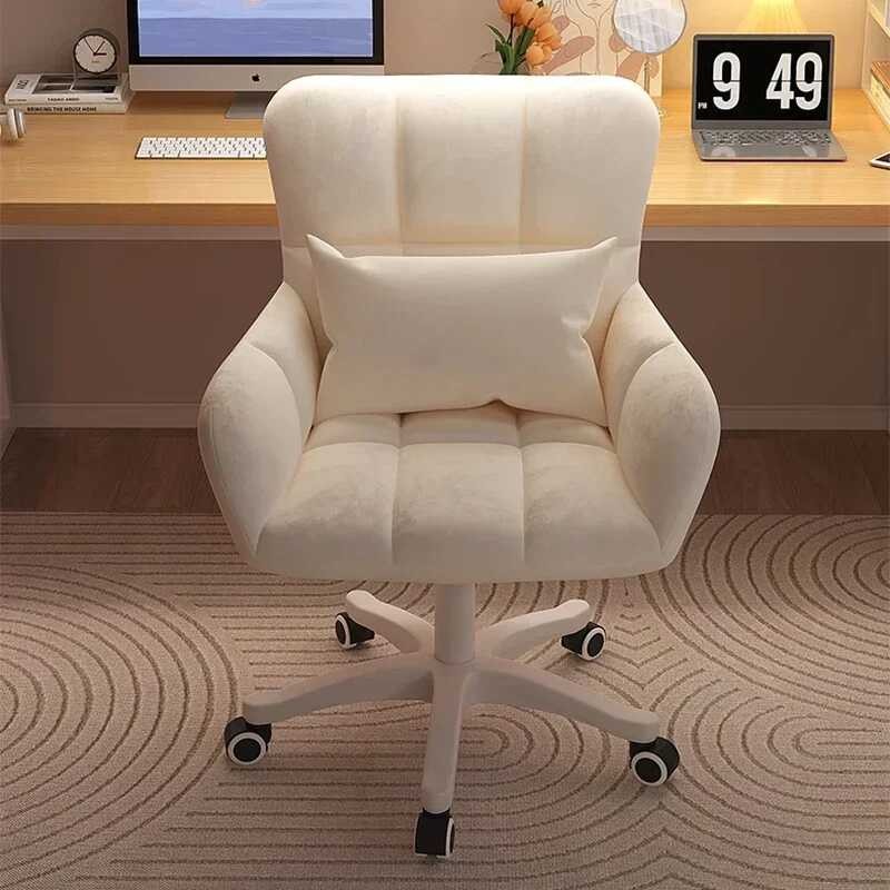 Desk Gaming Office C Leather Bedroom Vanity White Work Cute Rolg ...