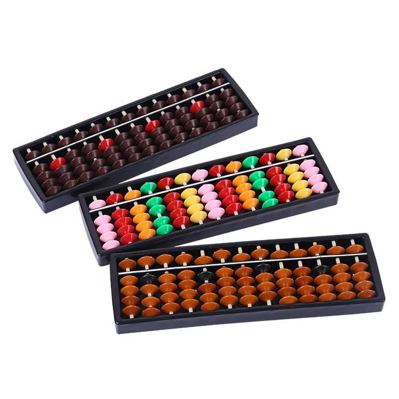 Chinese Portable 13 Digits Column Abacus Arithmetic Soroban Calculating ...