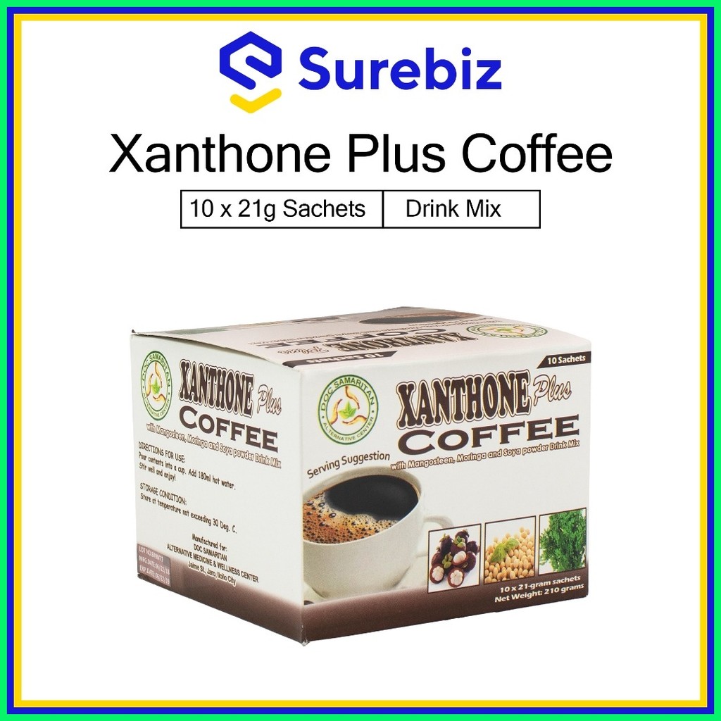 Xanthone Plus Coffee with Mangosteen, Moringa and Soya Powdered Drink ...
