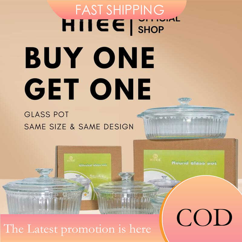 Bumili Kumuha Ng 1 HILEE Casseoroles Na May Glass Lids Cookware Pots ...