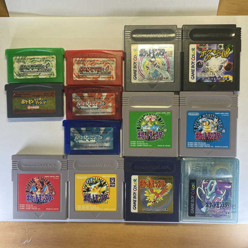 GAME BOY GB GBA Pok é mon Card gamit ang Japanese Version Genuine Edition | Shopee Philippines
