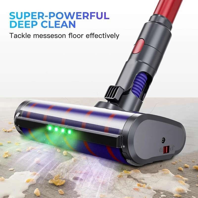 Cleaner Vacuum Head Dyson V7 V8 V10 V11 V15 Soft Roller Brush for Hard ...