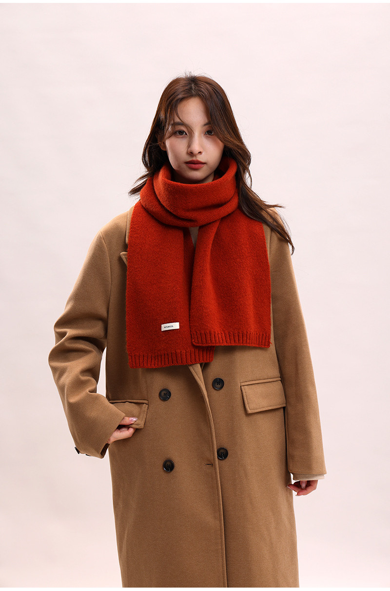 Misskoi [Ready Stock] Wool Knitting 100% Cashmere Scarf Women Men ...
