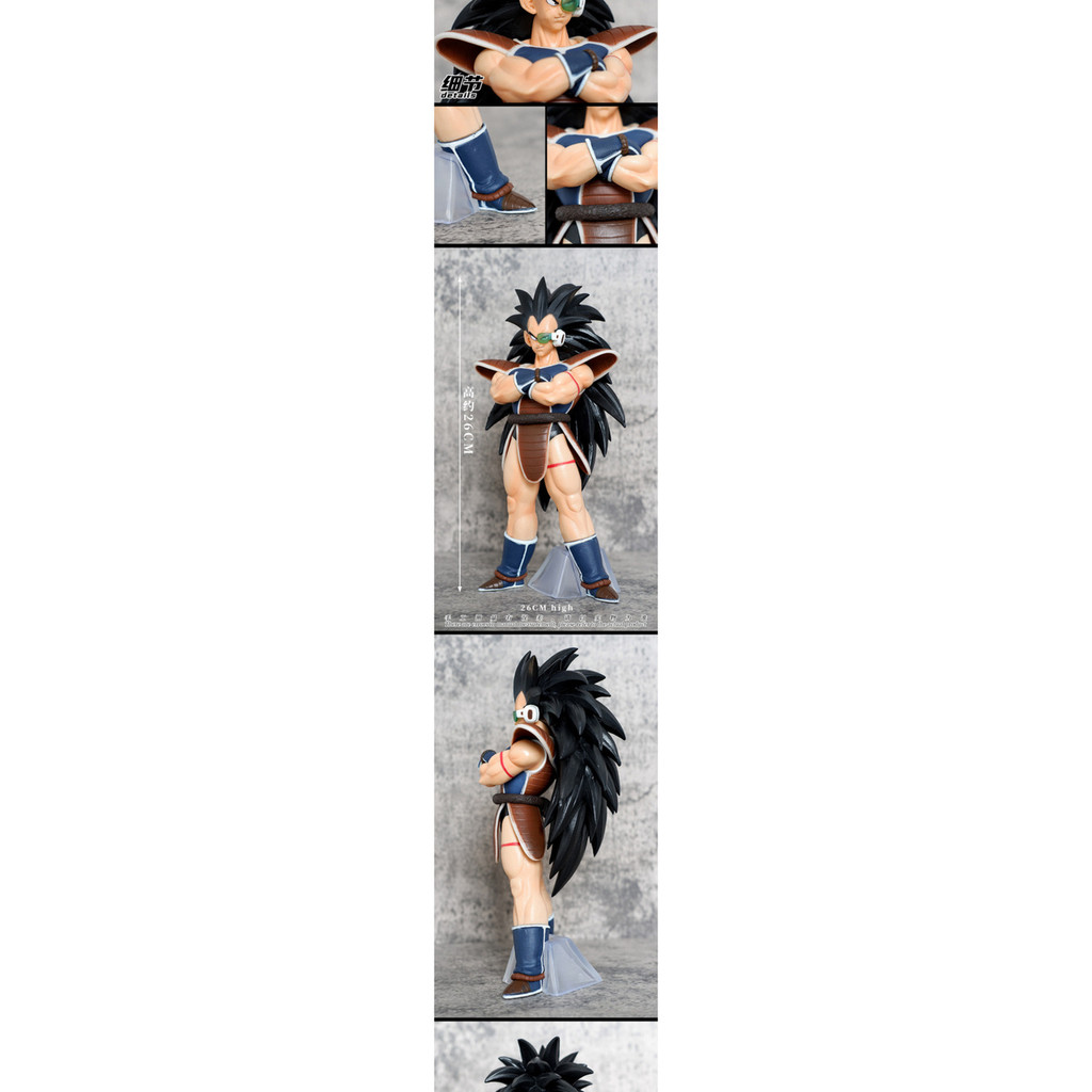 Dragon 26Cm Ball Z Anime Figures Raditz Goku Brother GK Action Figurine ...