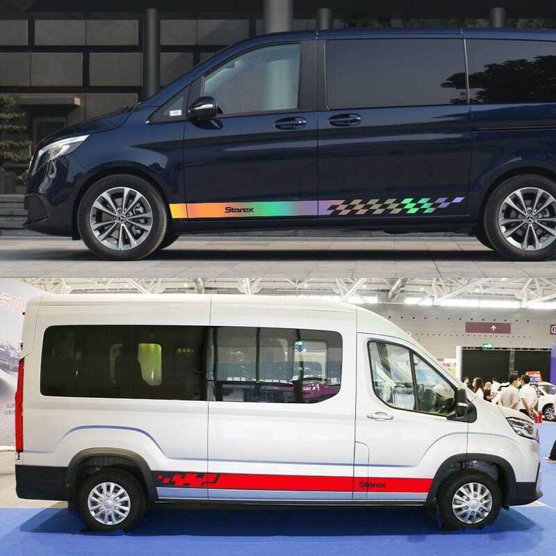 LY Van Stickers Para Sa Hyundai Grand Starex H1 Royale H200 H300 A1 ...