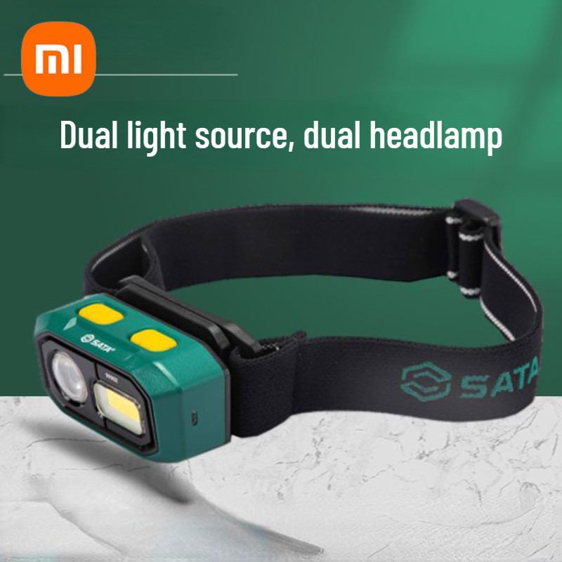 Xiaomi SATA B1 Portable Cap Clip Gesture Sensor Headlight Multifunction Light Rechargeable ...