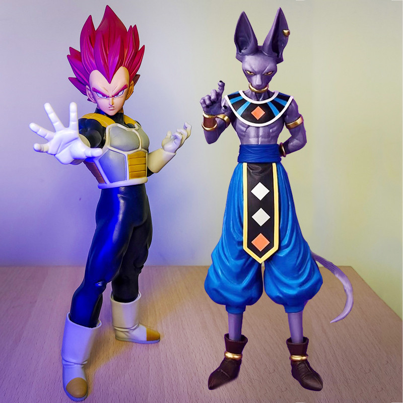 Christmas gifts Super Vegeta SSJ God Beerus Action Figure Dragon Ball ...